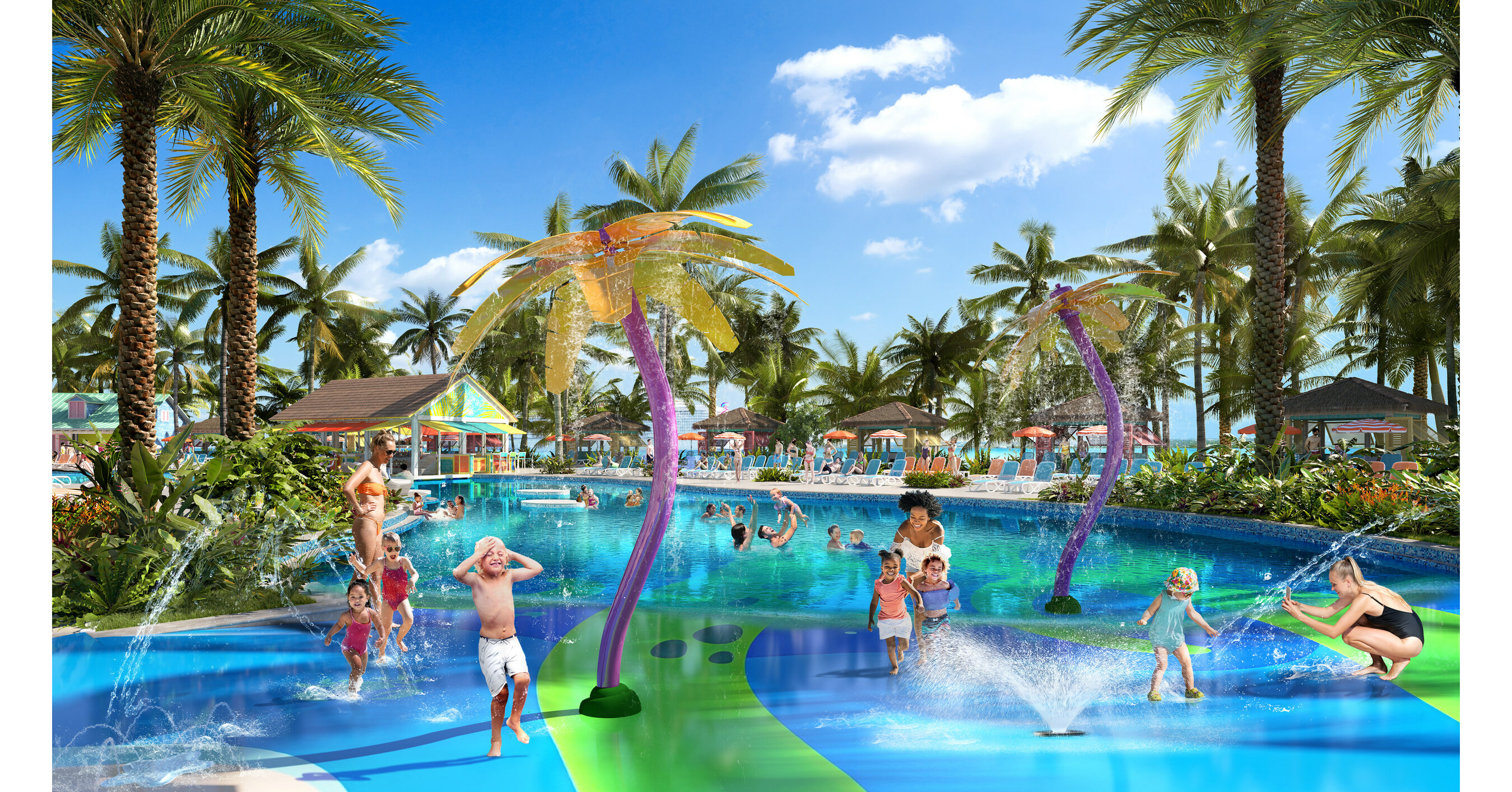 CONSTRUCTION BEGINS ON ROYAL CARIBBEAN'S FIRST ROYAL BEACH CLUB