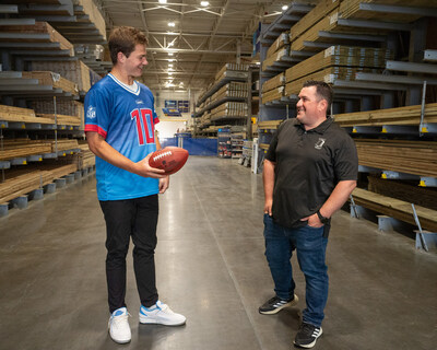 NFL-Bound Quarterback Drake Maye Joins Lowe's Home Team