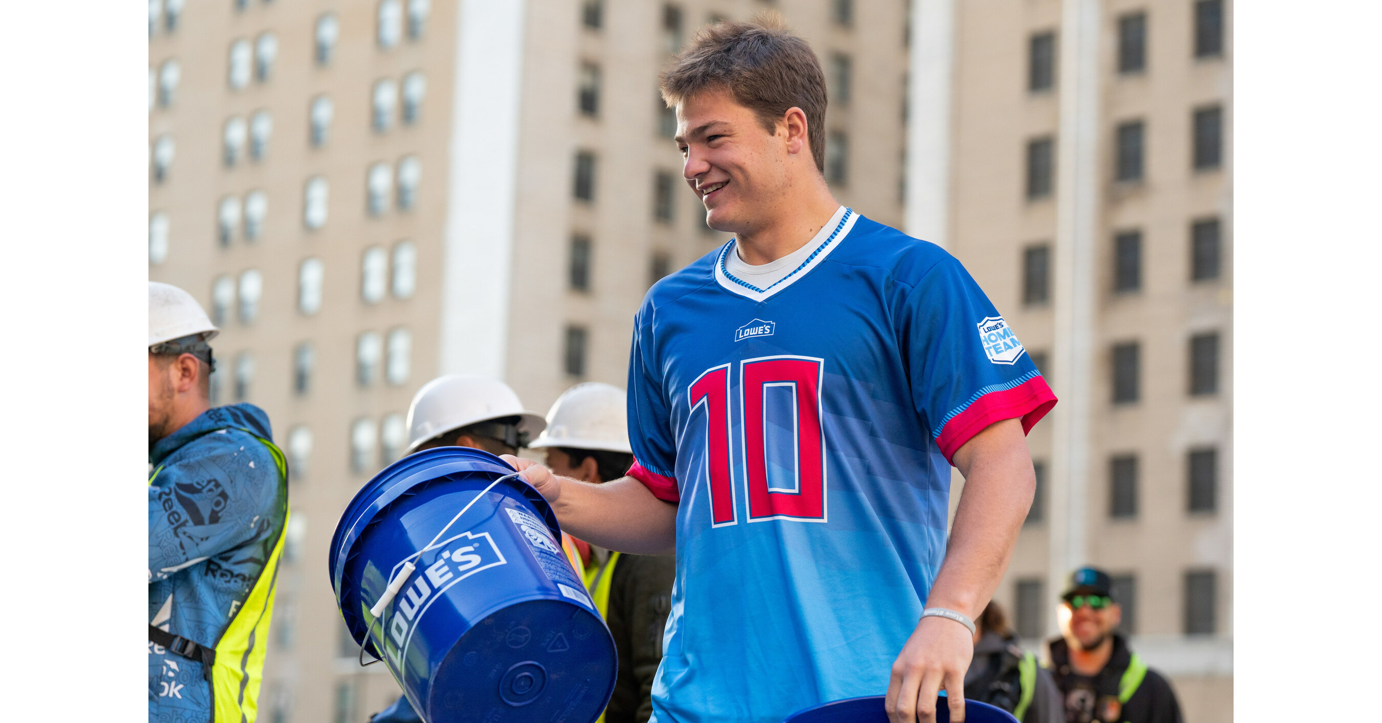 NFL-Bound Quarterback Drake Maye Joins Lowe's Home Team