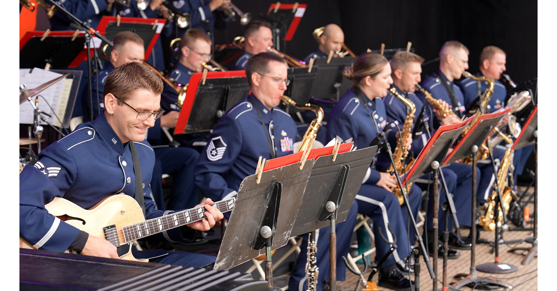 Air Force Band of the Golden West Performing in Washington State