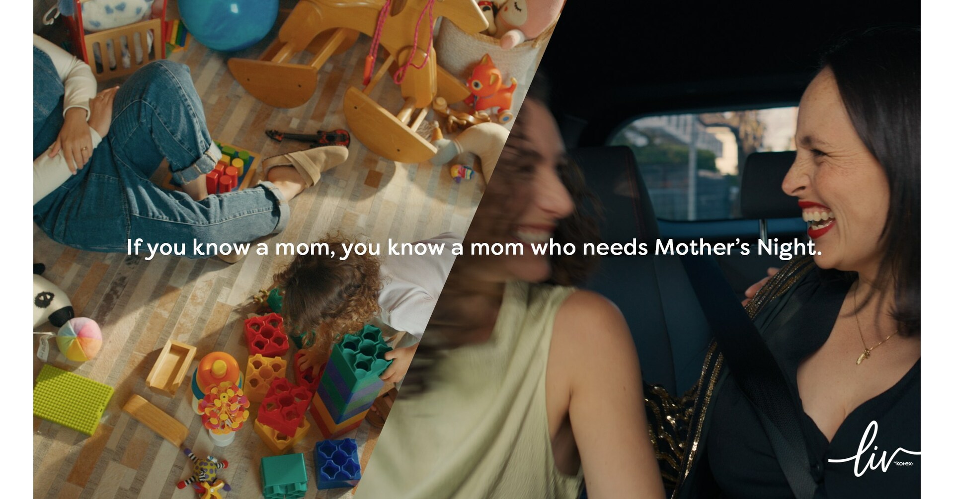 Liv by Kotex® Wants Moms to Laugh - and Pee a Little - this Mother's Day