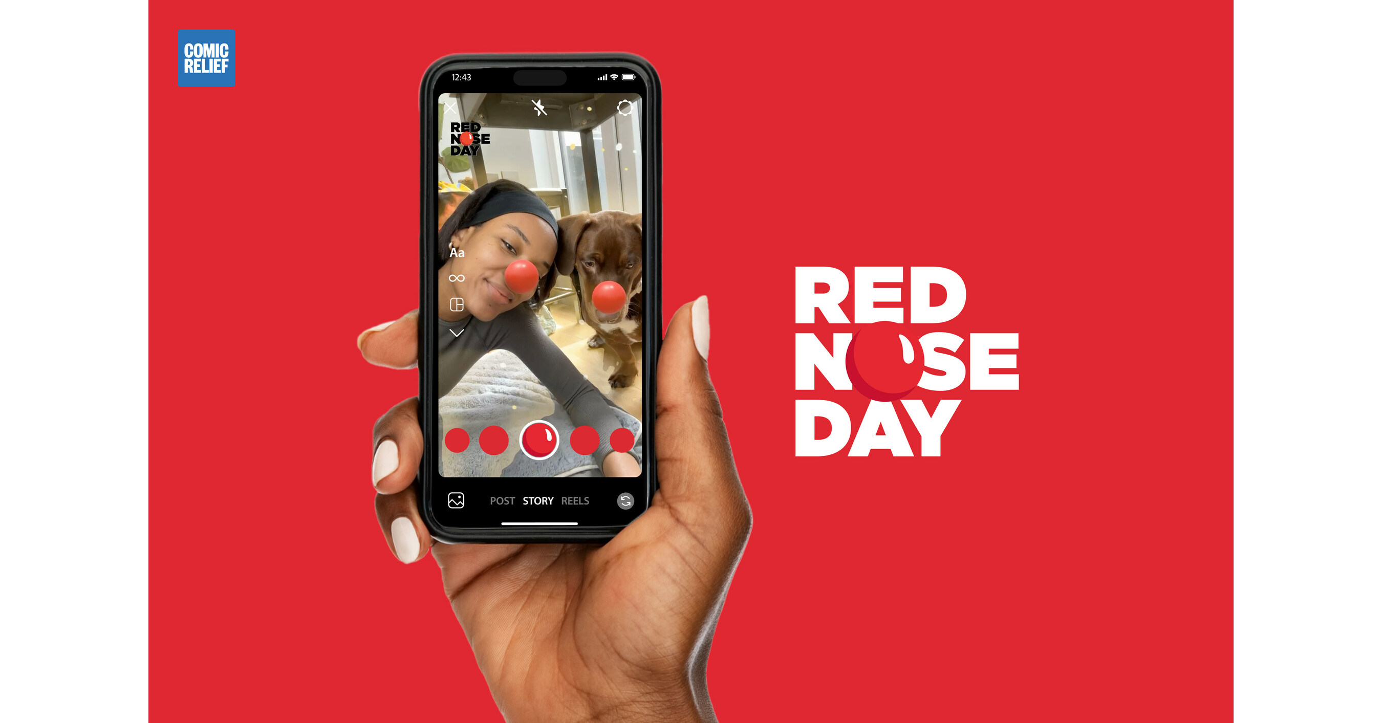RED NOSE DAY'S ALL-NEW, FUN AND FREE RED NOSE SOCIAL FILTER IS ...