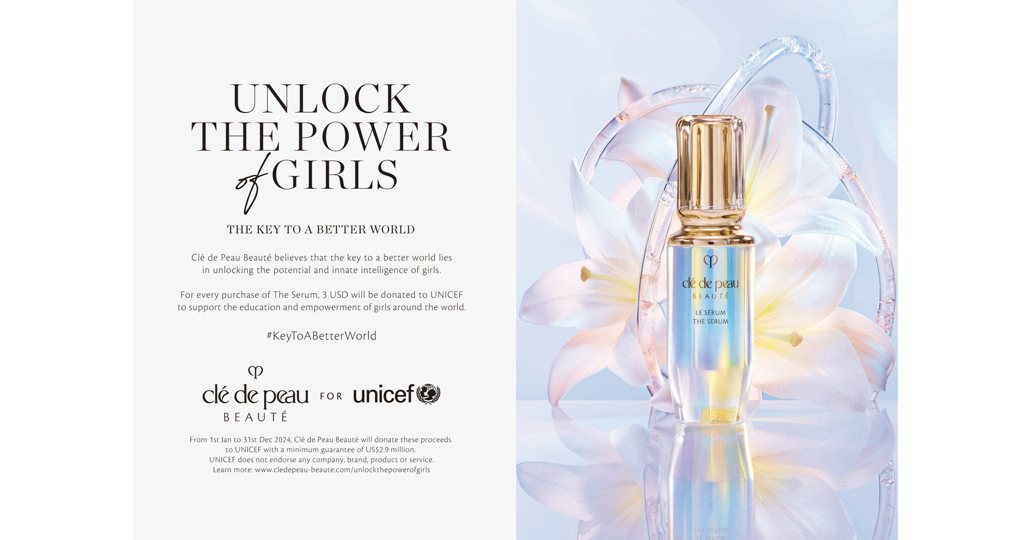 Clé de Peau Beauté and UNICEF Surpass Half of Three-Year Goal in First ...