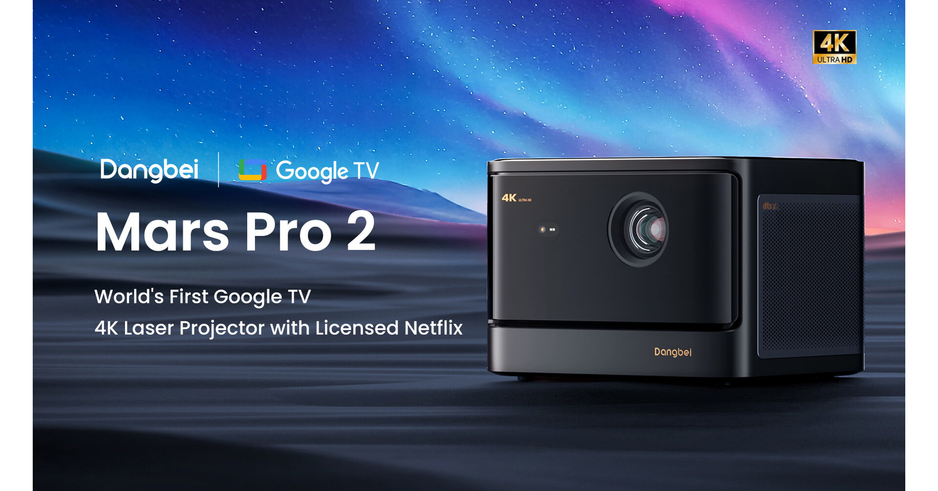 Dangbei presenta Mars Pro 2: el primer proyector láser 4K de Google TV ...