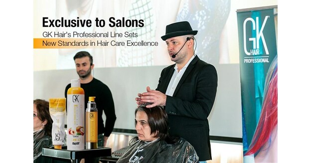 Exclusive to Salons: GK Hair's Professional Line Sets New Standards in Hair Care Excellence