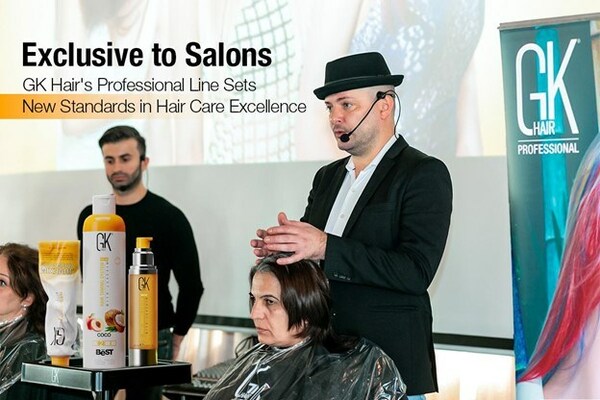 Exclusive to Salons: GK Hair's Professional Line Sets New Standards in Hair Care Excellence