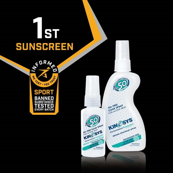 KINeSYS Becomes First-Ever Sunscreen to Achieve Informed Sport ...