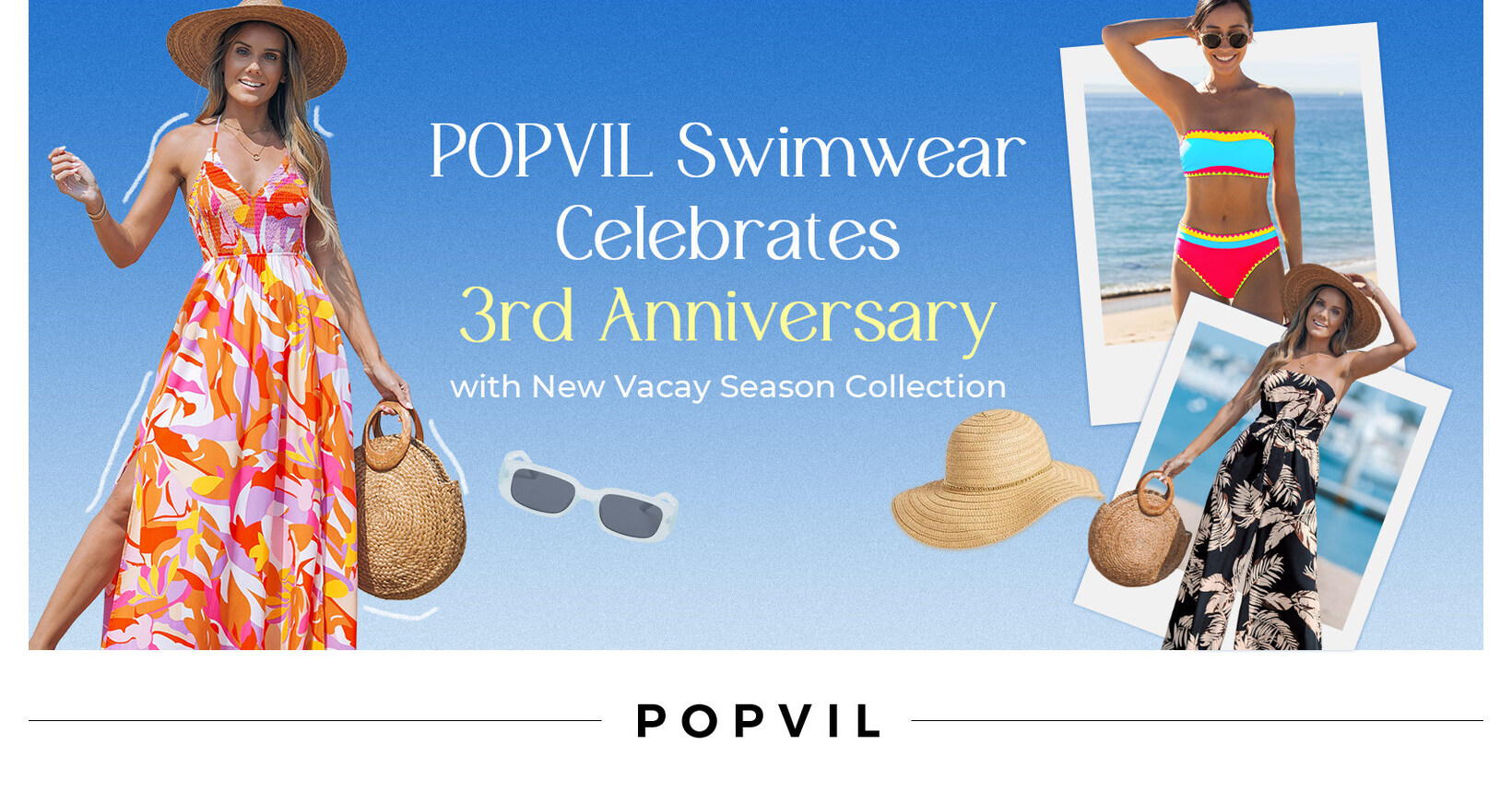 POPVIL Swimwear Celebrates 3rd Anniversary with New Vacay Season Collection