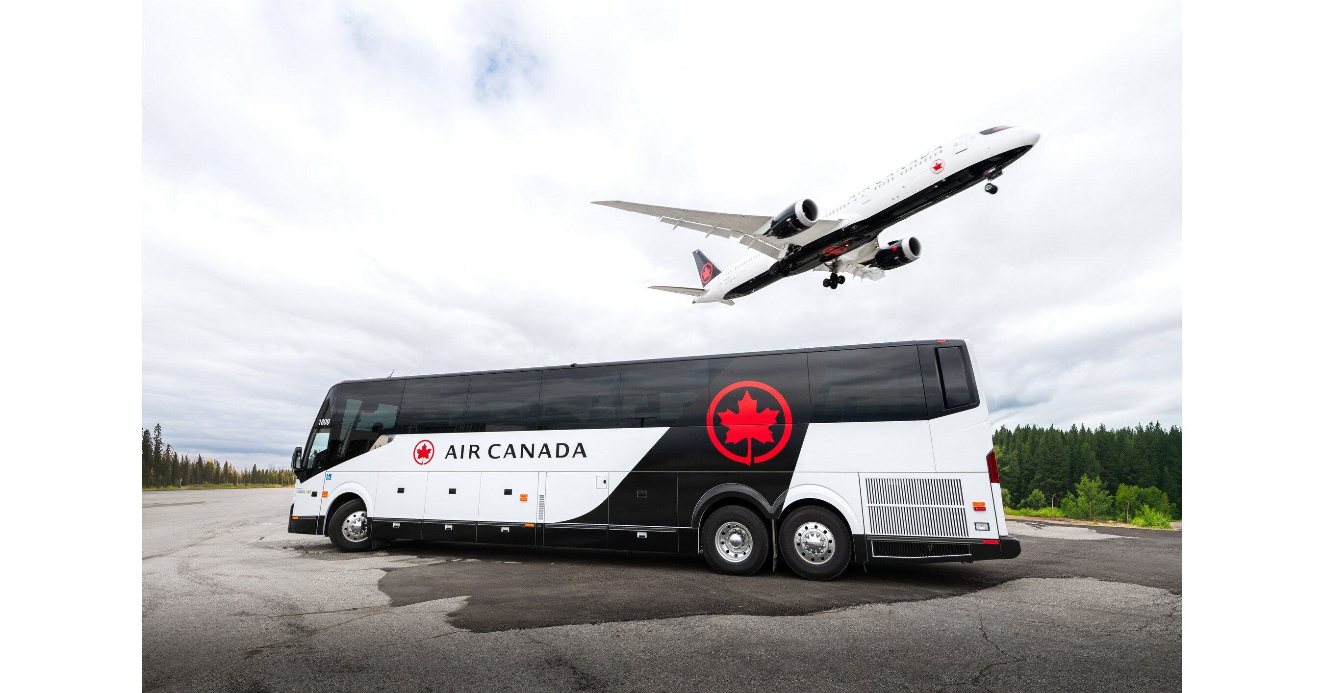 Air Canada inaugure un service d'autocar pour relier les aéroports de ...