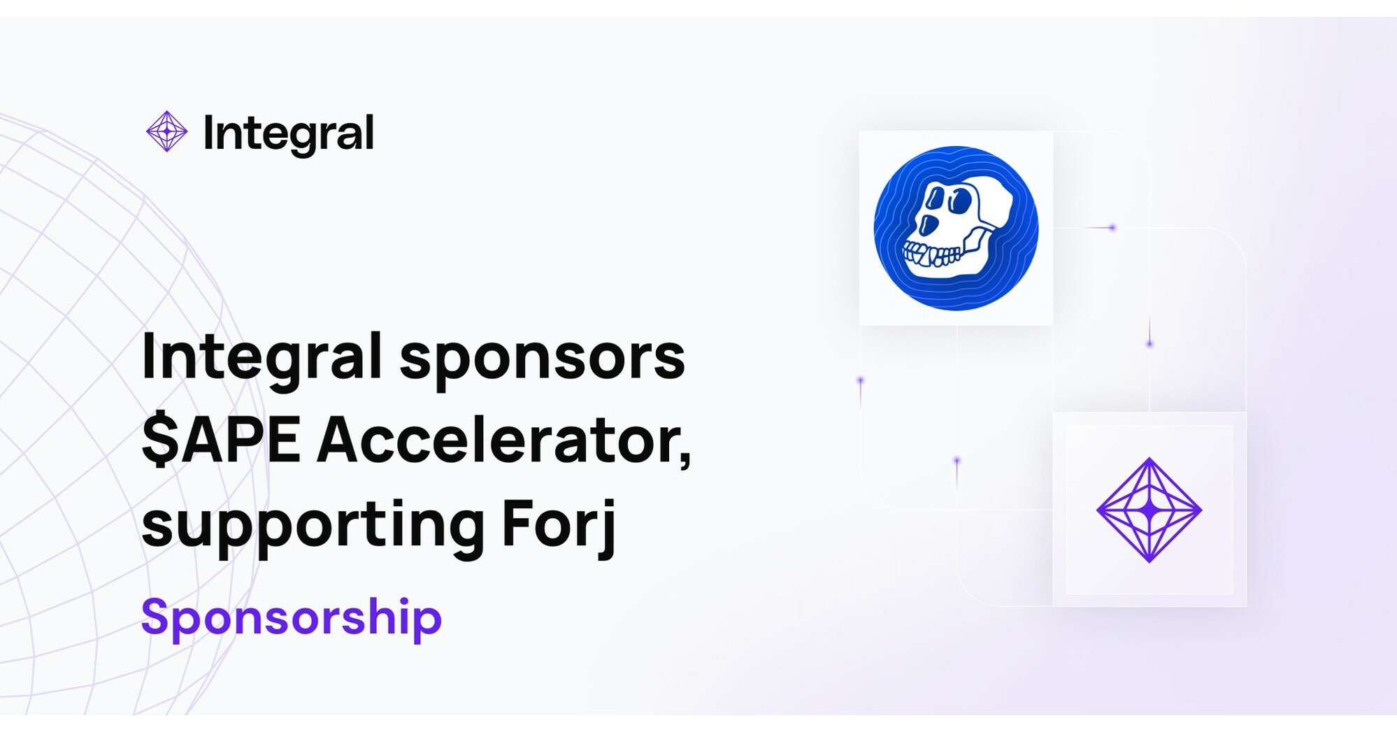 Integral Sponsors the $APE Accelerator to Propel ApeCoin Ecosystem