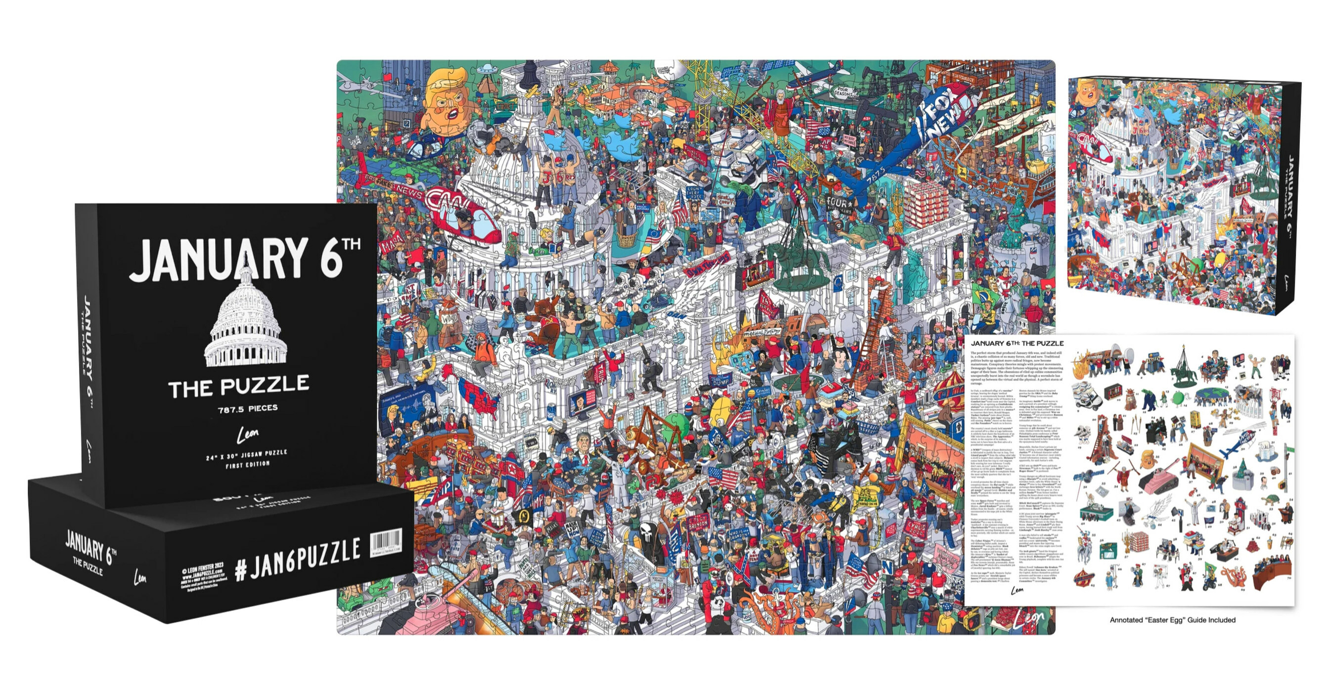 Artist Leon Fenster Launches Latest Artwork: 'January 6th: How We Got Here'