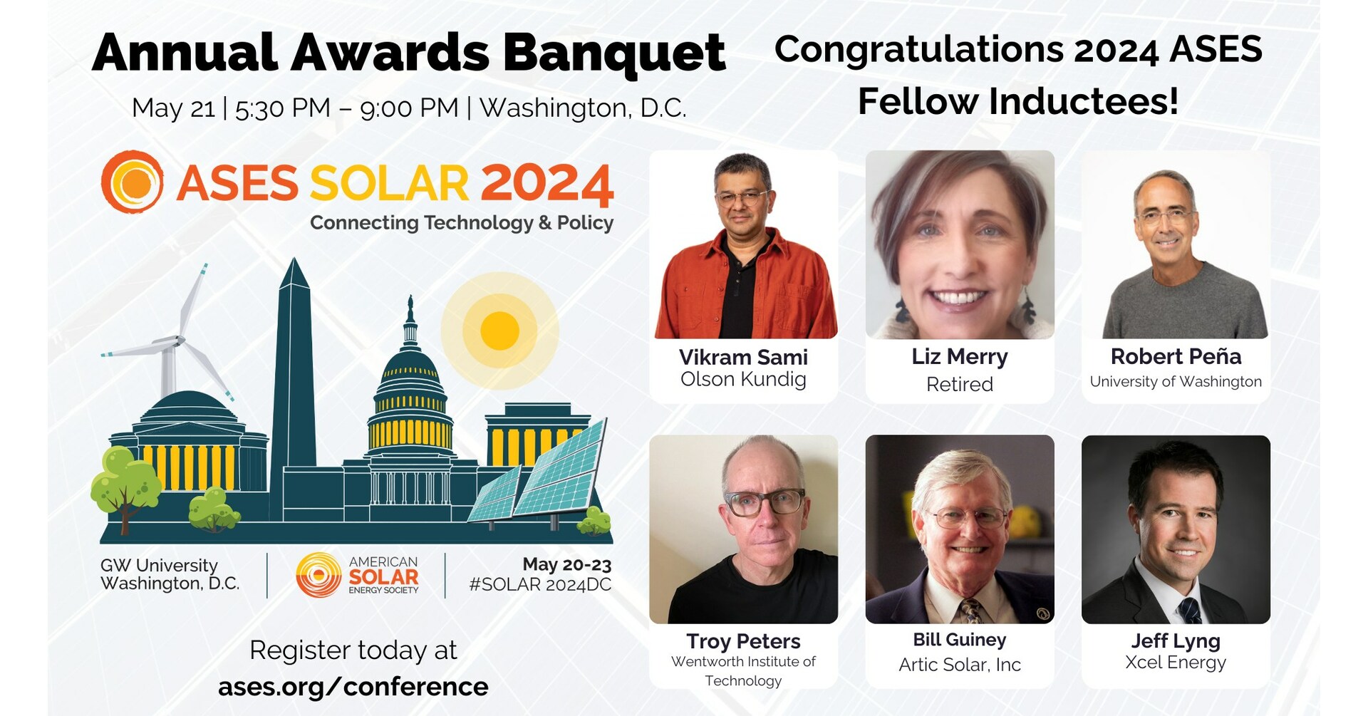 American Solar Energy Society Announces 2024 Award Winners and Fellow ...