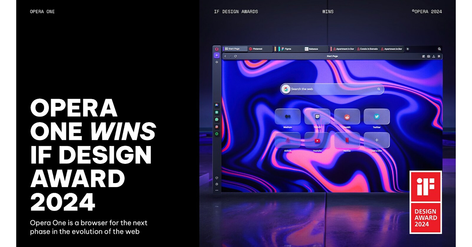 Opera One Wins the IF Design Award 2024