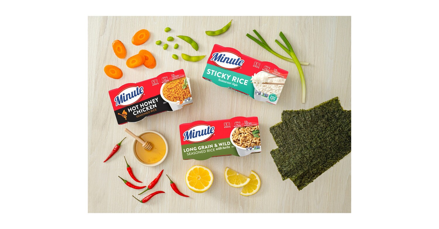 Riviana Foods Adds a Trio of Tasty Offerings to Minute® Rice Cups