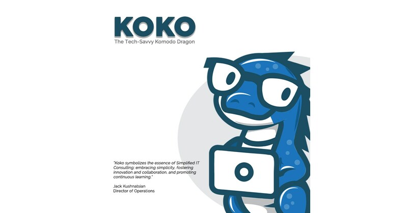 Simplified IT Consulting Proudly Unveils its Newest Member: Koko, the Tech-Savvy Komodo Dragon ...