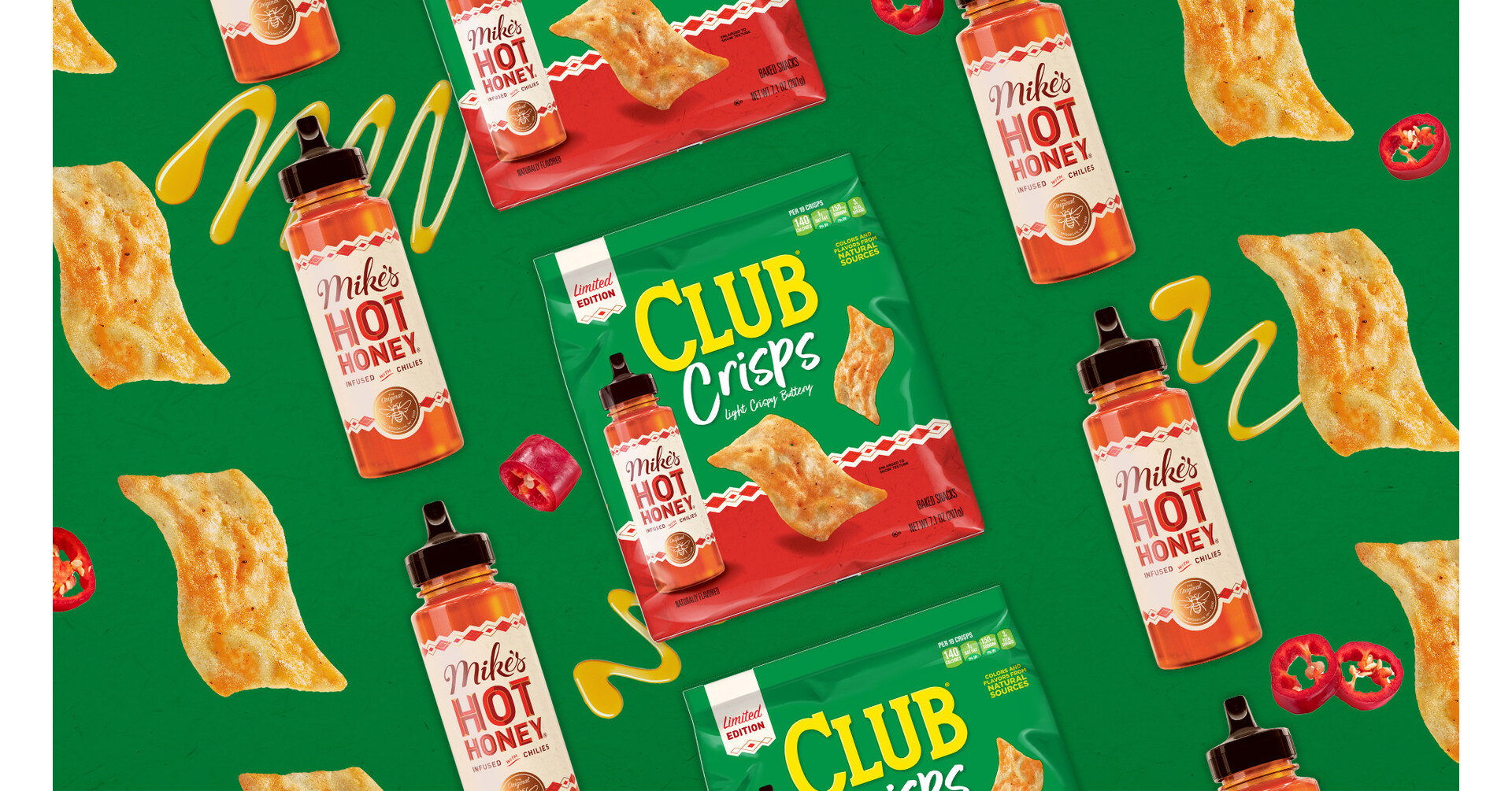 CLUB® CRISPS LAUNCHES FIRST-EVER FLAVOR COLLAB WITH MIKE'S HOT HONEY ...