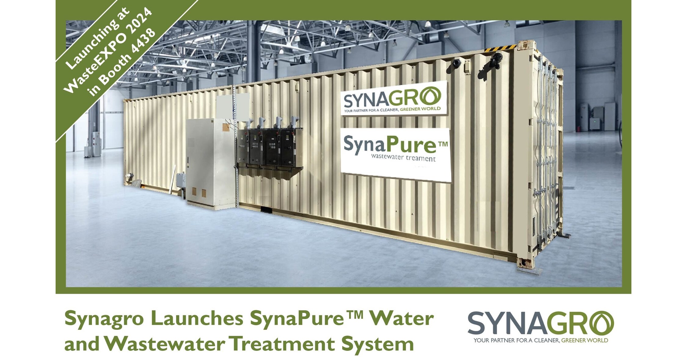 Synagro Launches SynaPure™ Water and Wastewater Treatment System