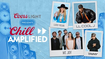 Coors Light® Announces New "Chill Amplified" Music Platform Headlined ...
