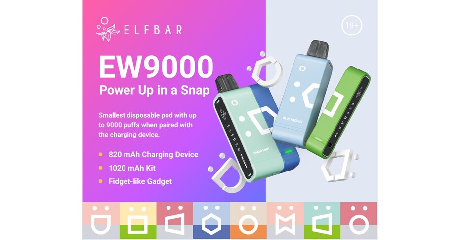 ELFBAR launches EW9000 vape kit