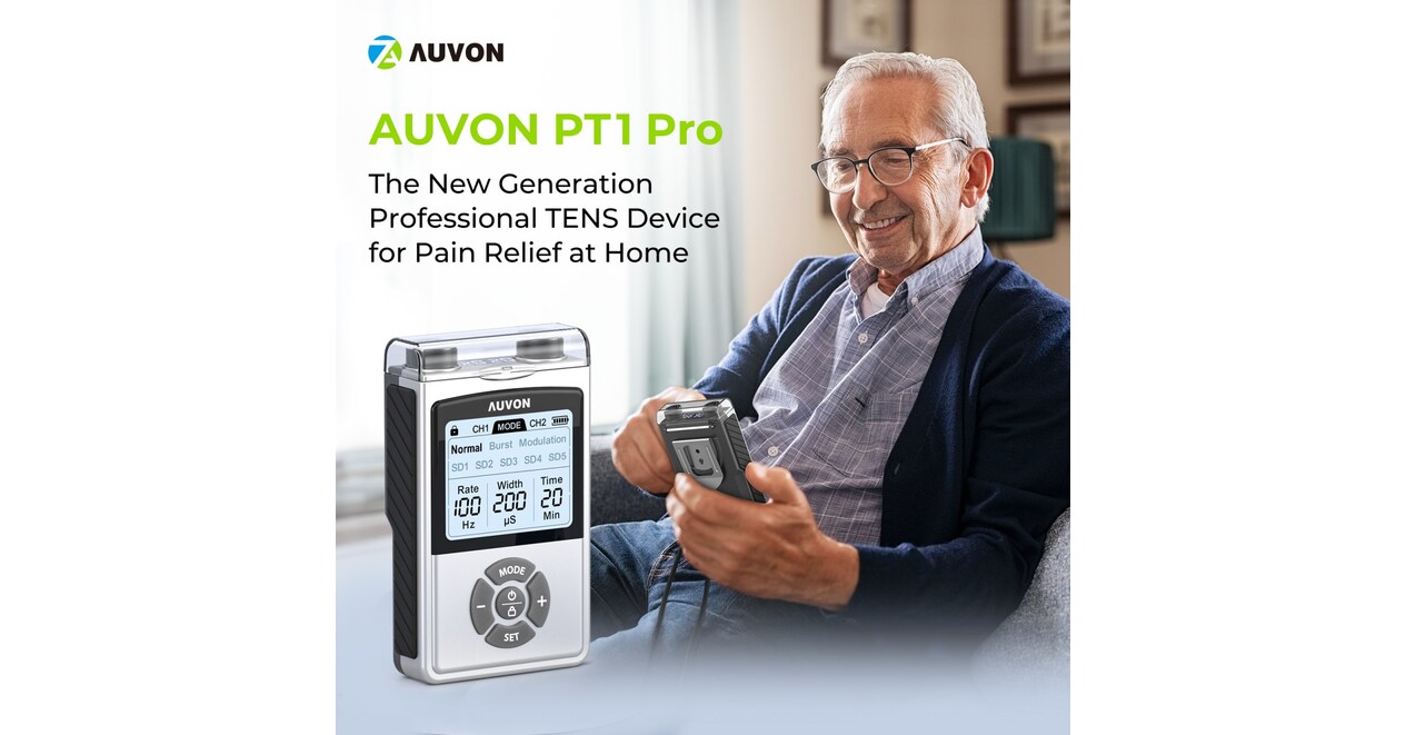 AUVON Launches a New Professional TENS Unit "AUVON PT1 Pro", Offering a ...