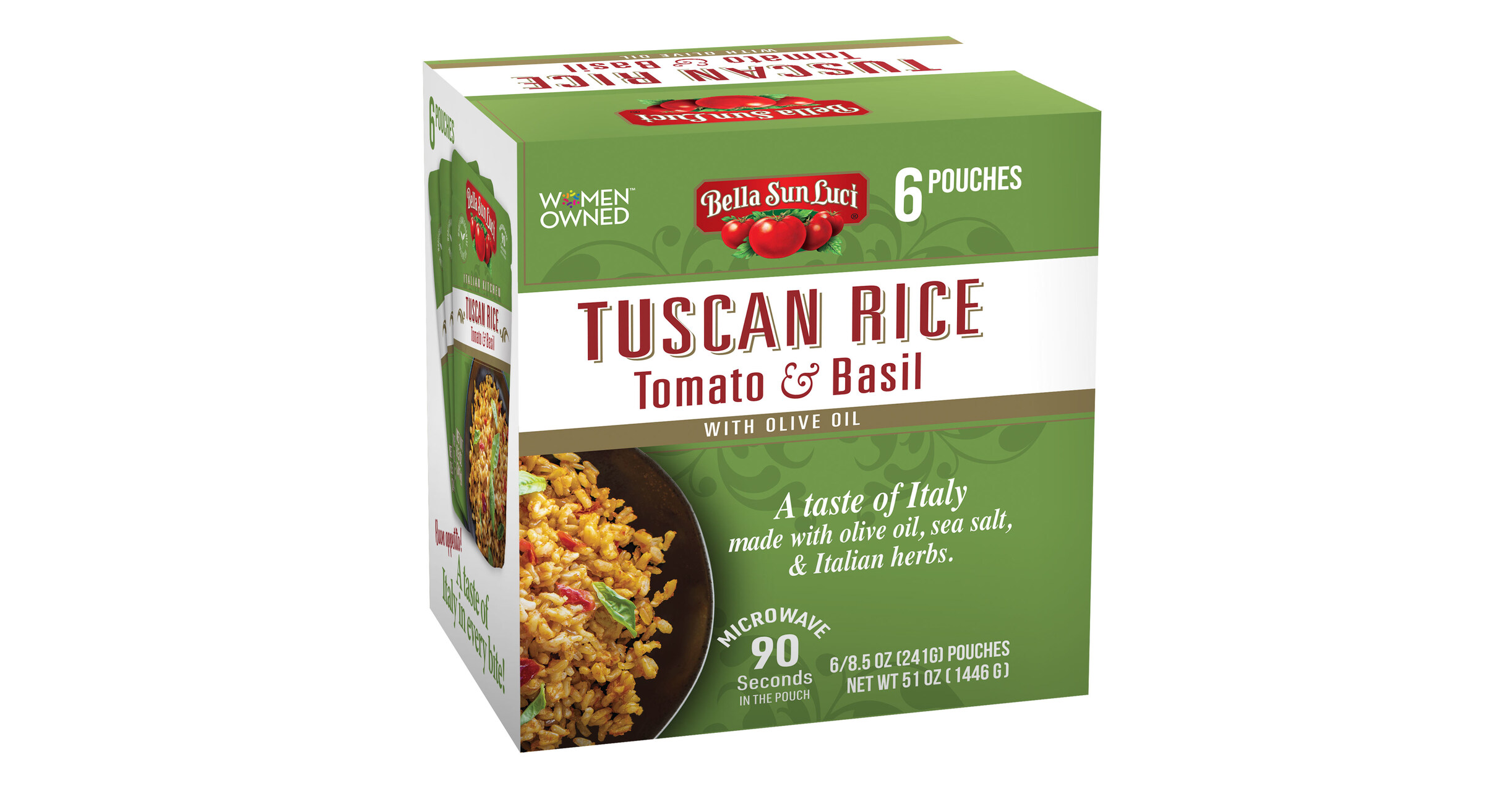 Bella Sun Luci Introduces Tuscan Rice: 90 Seconds Away from a Taste of ...