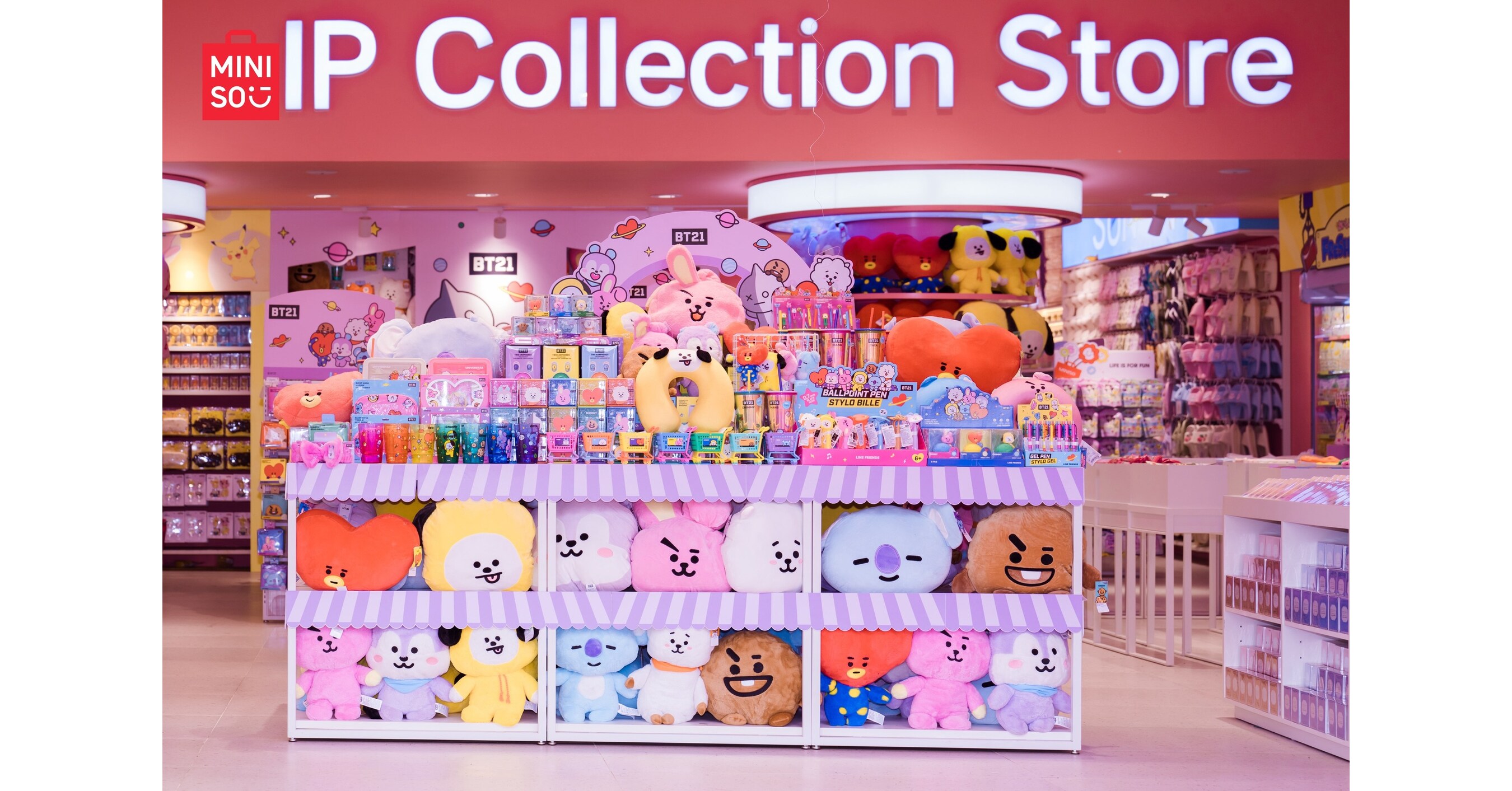 MINISO Launches Its First IP Collection Store with Colorful Storefront ...