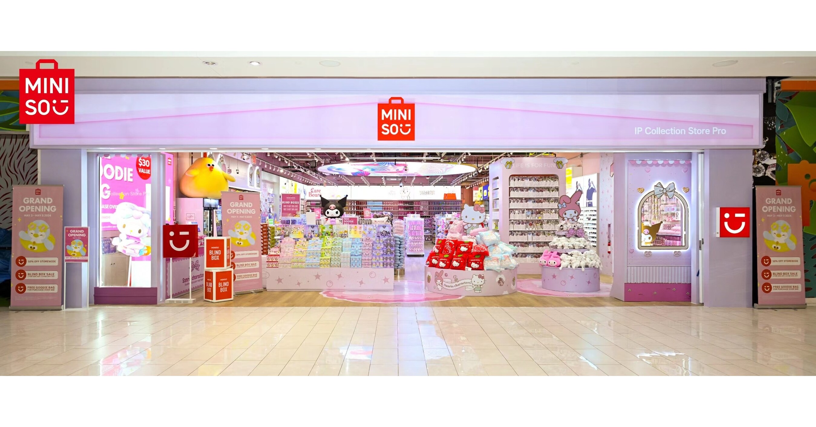 MINISO Expands Global Reach with First US IP Collection Store Opening ...