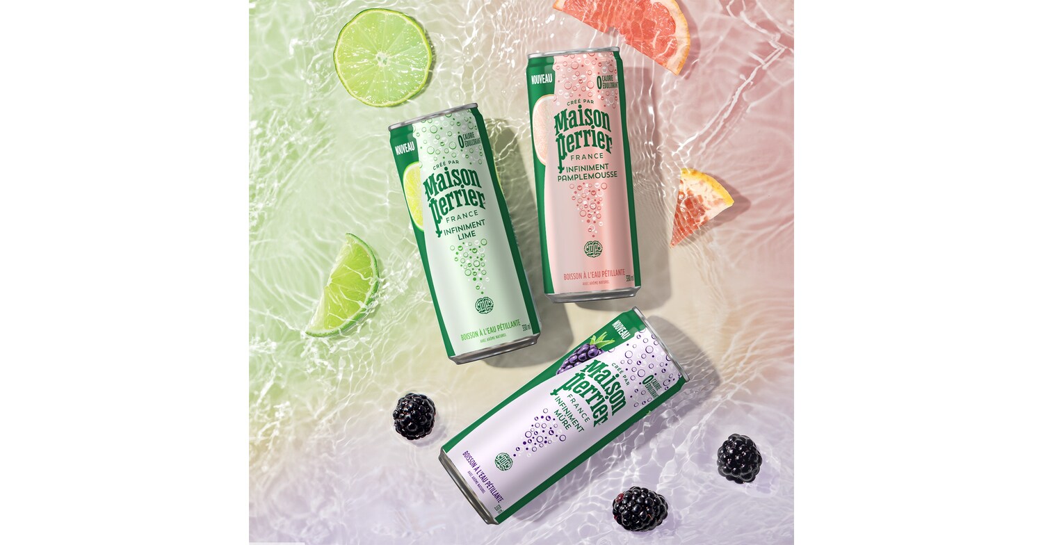 PERRIER s'étend dans de nouveaux espaces de boissons revigorantes