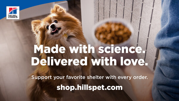 HILL'S PET NUTRITION LAUNCHES SHOP.HILLSPET.COM AND NEW DONATION ...