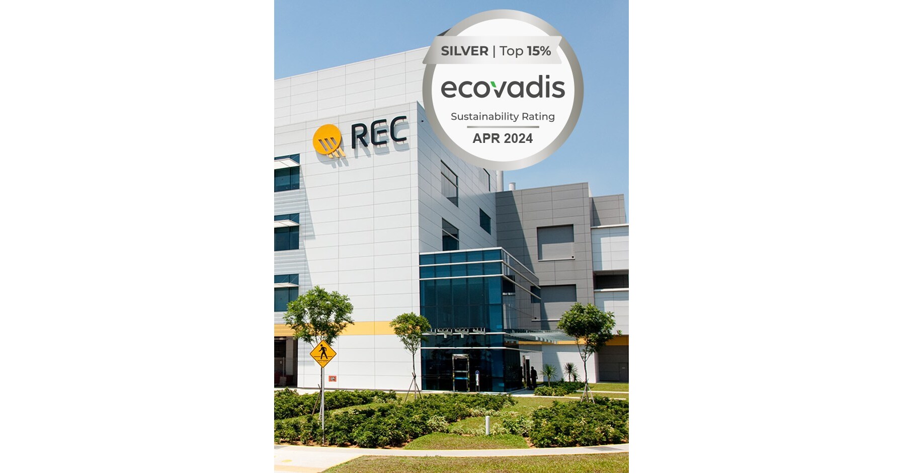 REC Group receives EcoVadis Silver Medal for its advanced ESG efforts