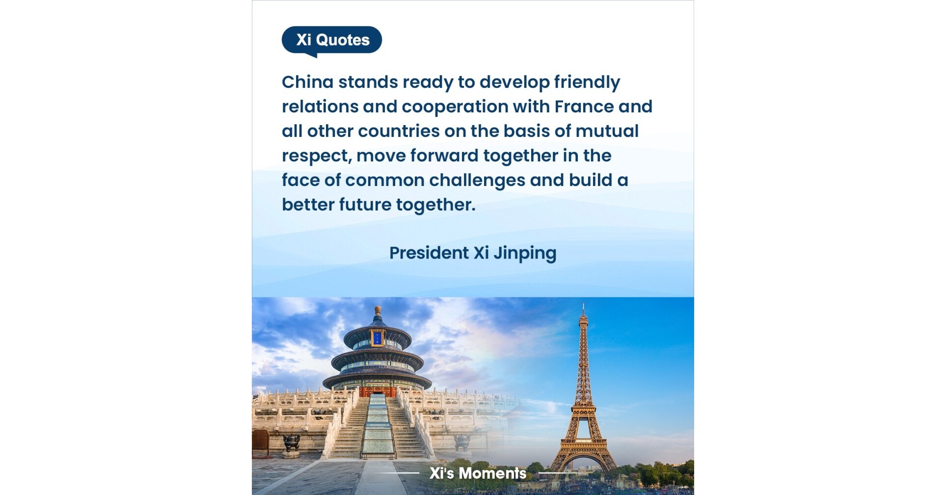 China, France to consolidate relationship