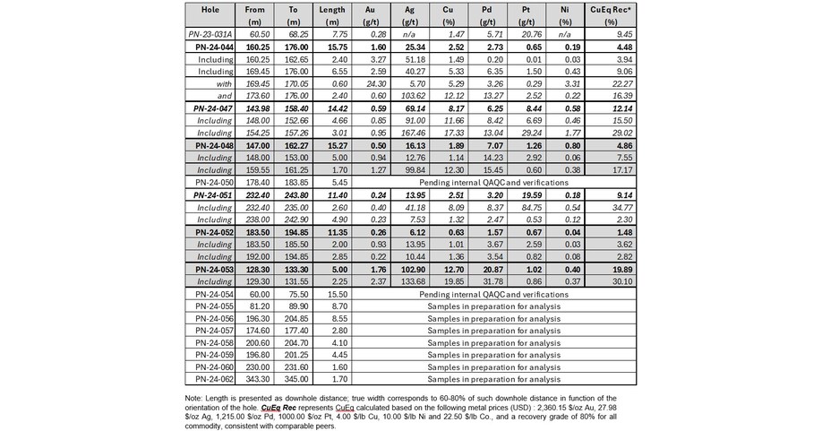 Power Nickel delineates New Polymetallic Discovery