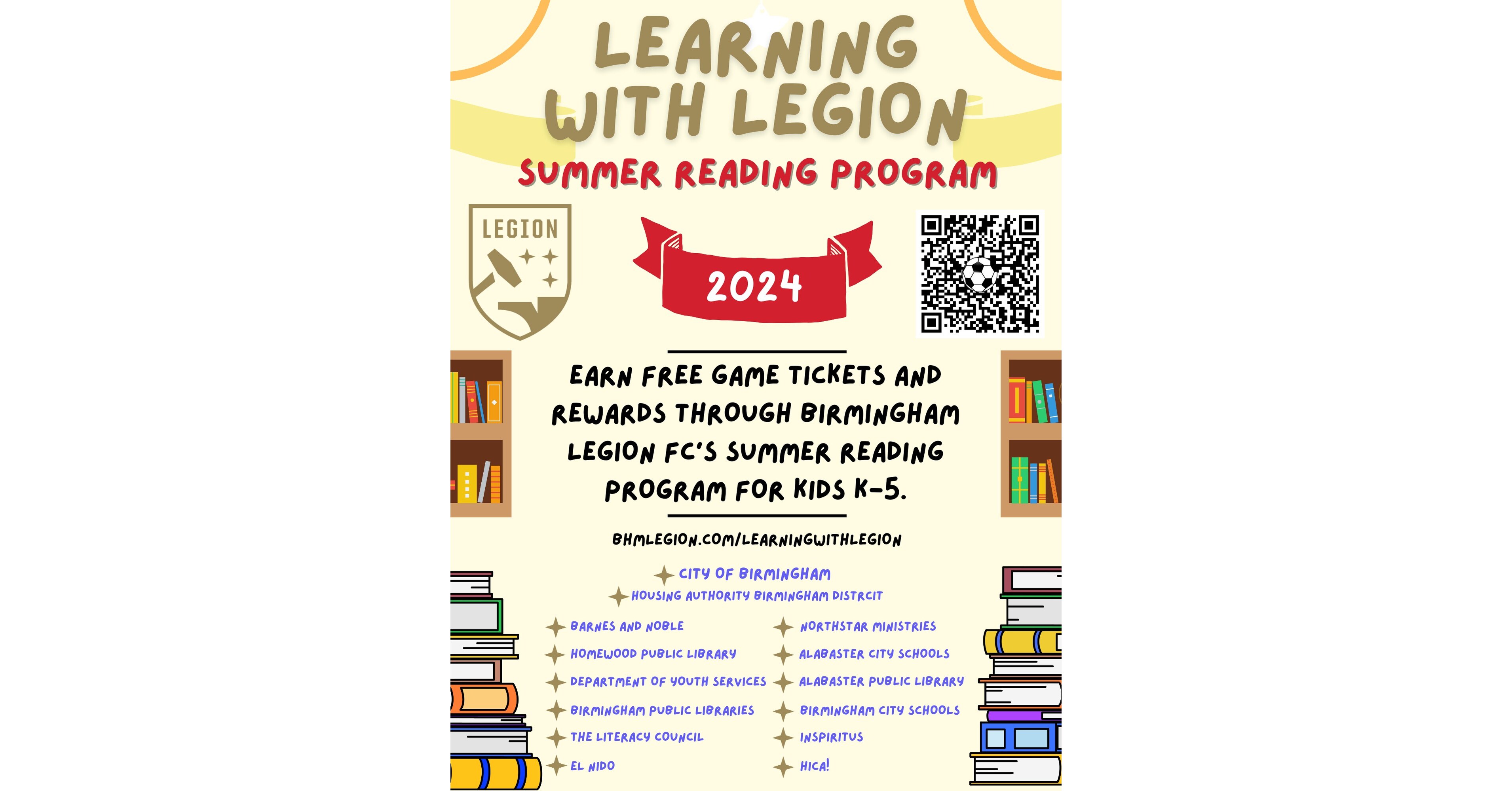 Legion FC To Launch Summer Reading Program "Learning With Legion" for ...