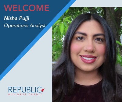Nisha Pujji Joins Republic Business Credit as Operations Analyst in Los ...
