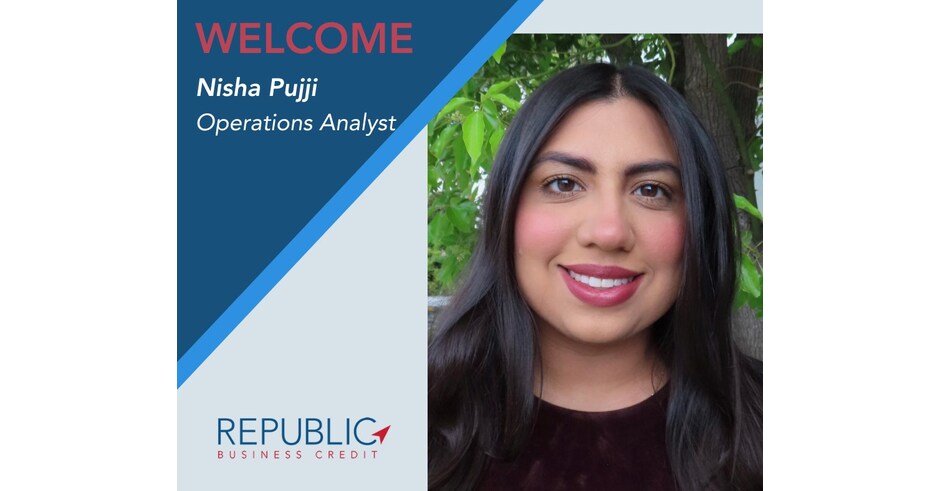 Nisha Pujji Joins Republic Business Credit as Operations Analyst in Los ...