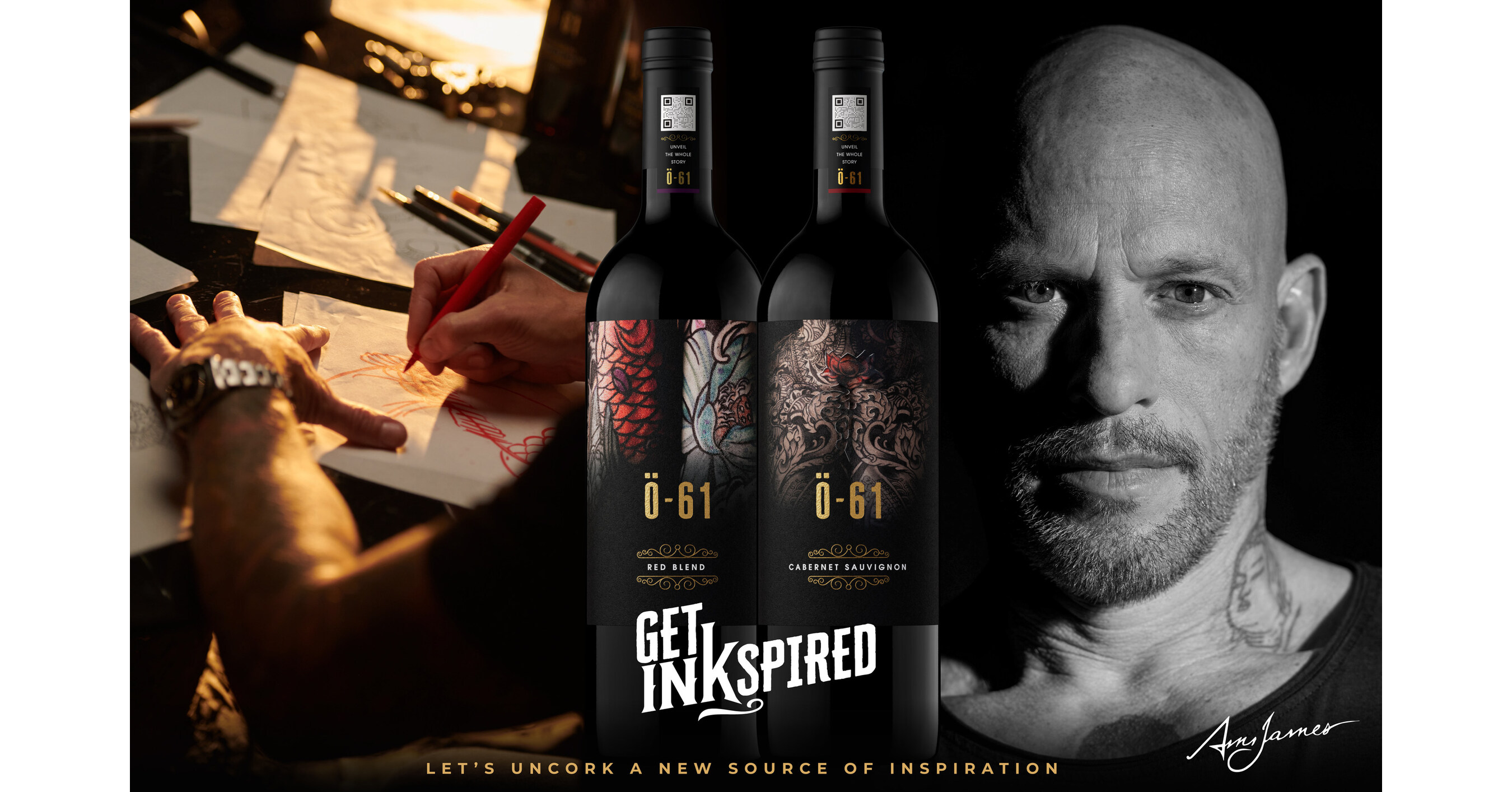 VSPT Wine Group inks partnership with legendary tattoo artist Ami James