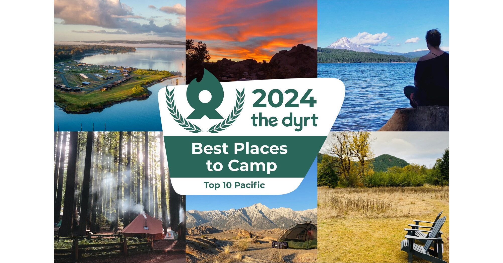 The Dyrt Announces the 2024 Best Places to Camp: Top 10 in the Pacific Region