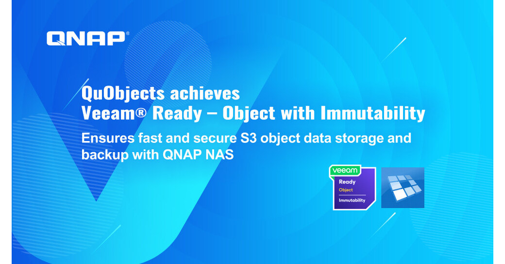 QNAP S3-compatible Storage Solution "QuObjects" Certified as Veeam ...