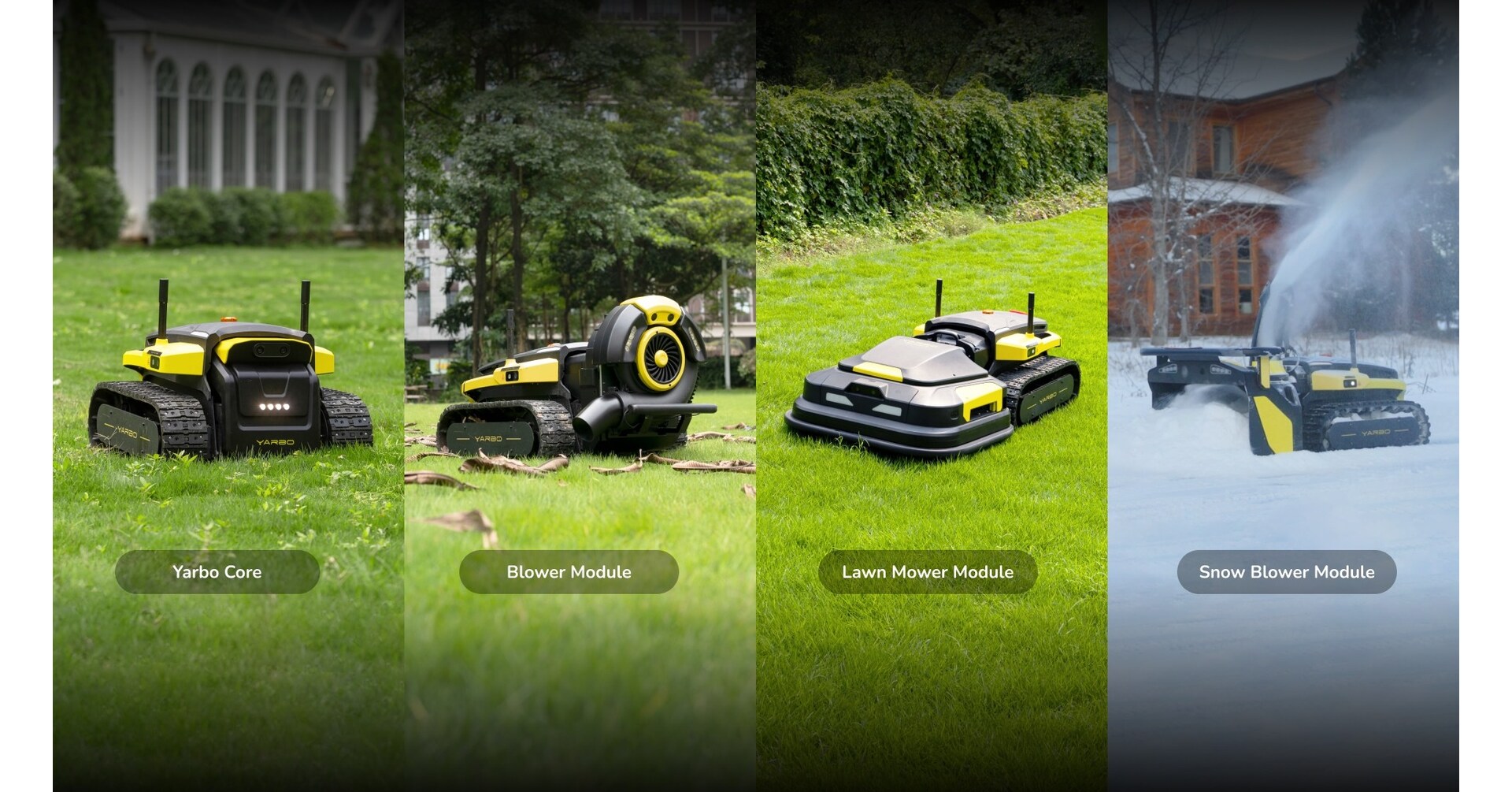 Yarbo Introduces the Next-Generation Modular Yard Robot for All-Season ...