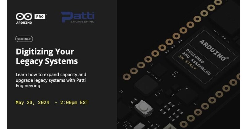 Patti Engineering and Arduino to Host Webinar on Digitizing Legacy ...
