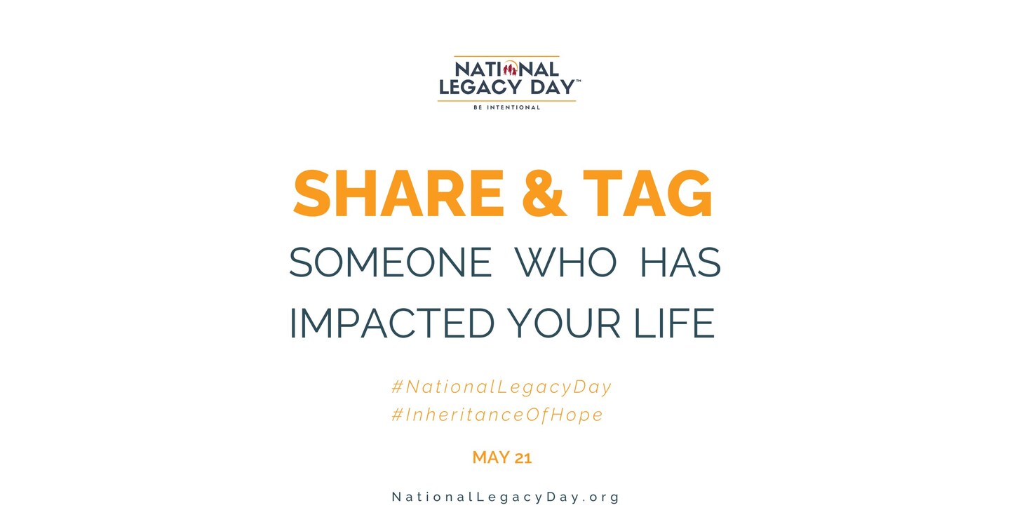 Inheritance of Hope encourages all to share their story on May 21
