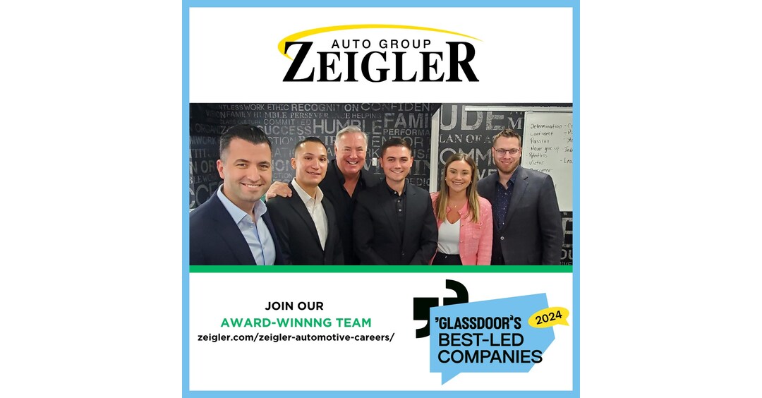 Zeigler Auto Group Honored as a Best-Led Company in 2024, A Glassdoor ...