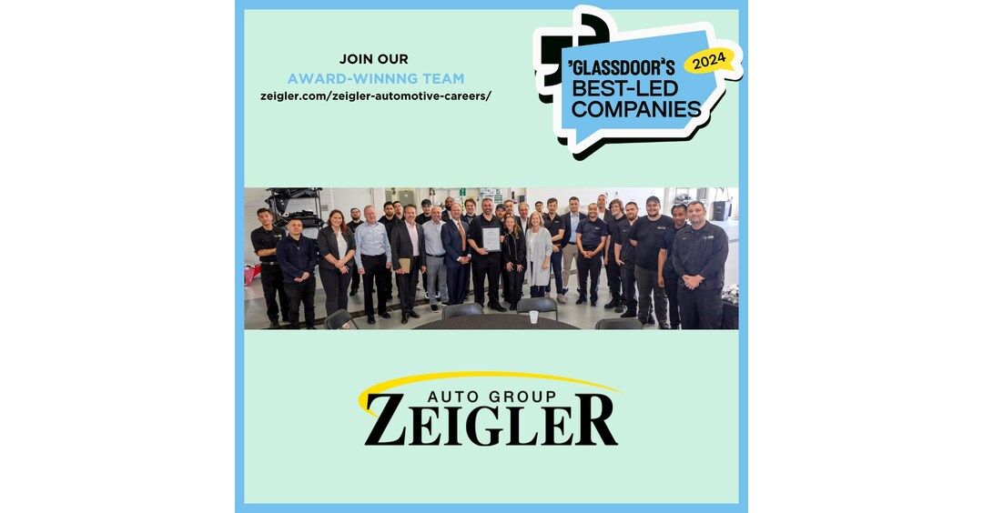 Zeigler Auto Group Honored as a Best-Led Company in 2024, A Glassdoor ...