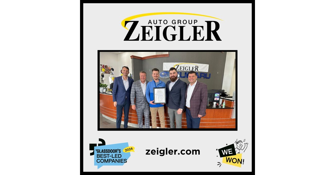 Zeigler Auto Group Honored as a Best-Led Company in 2024, A Glassdoor ...