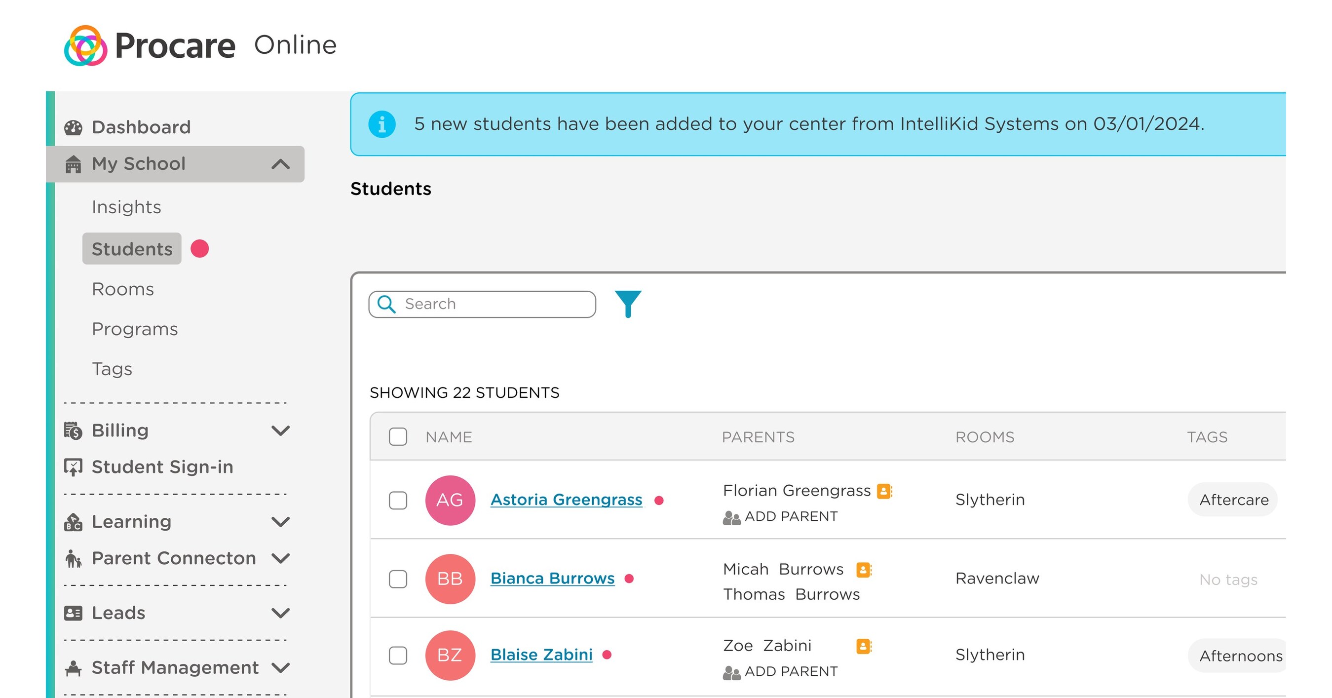 Procare Solutions and IntelliKid Systems Announce Enhanced Partnership