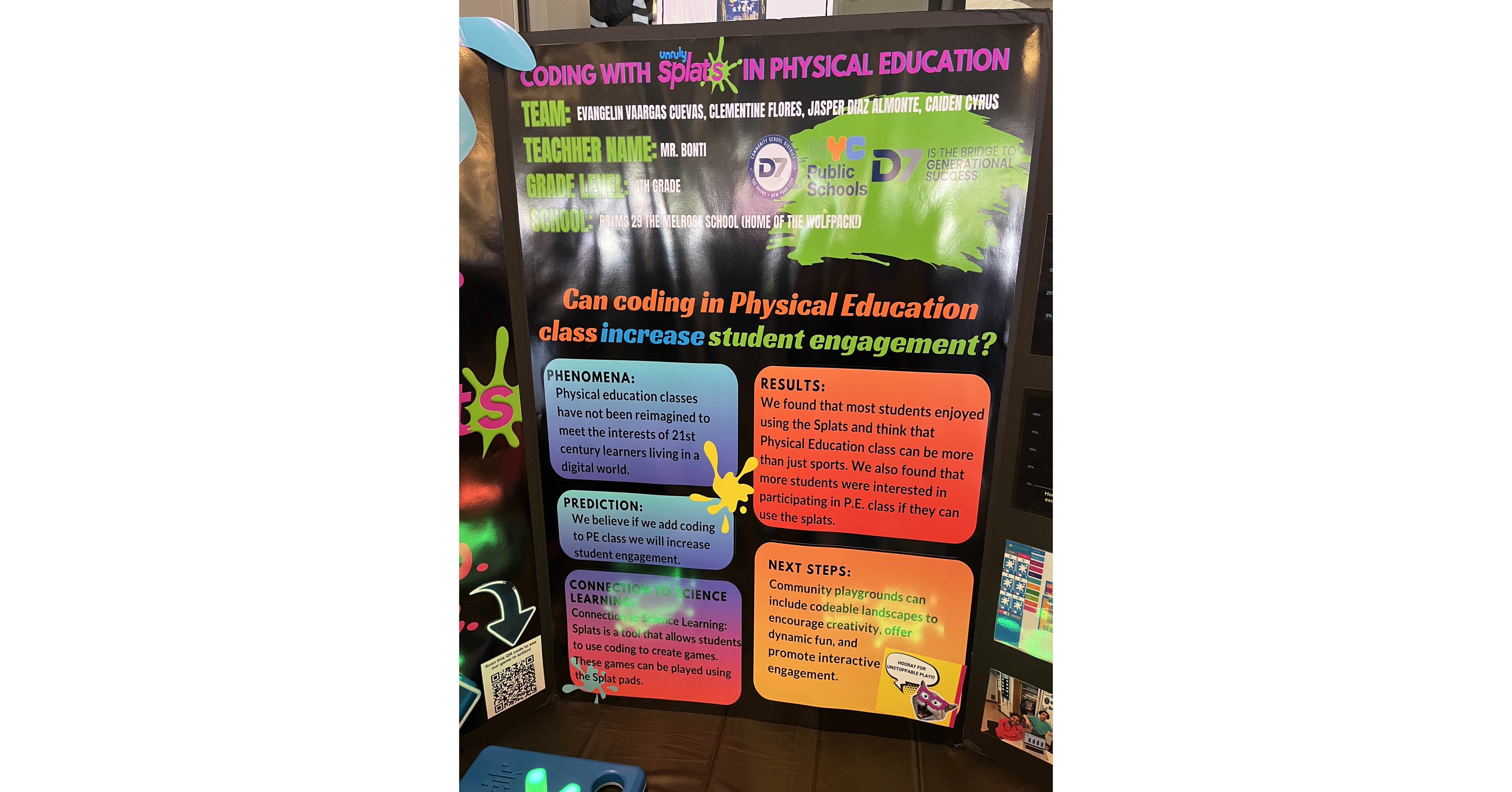 Melrose School Students Combine PE & Coding with Unruly Splats for ...