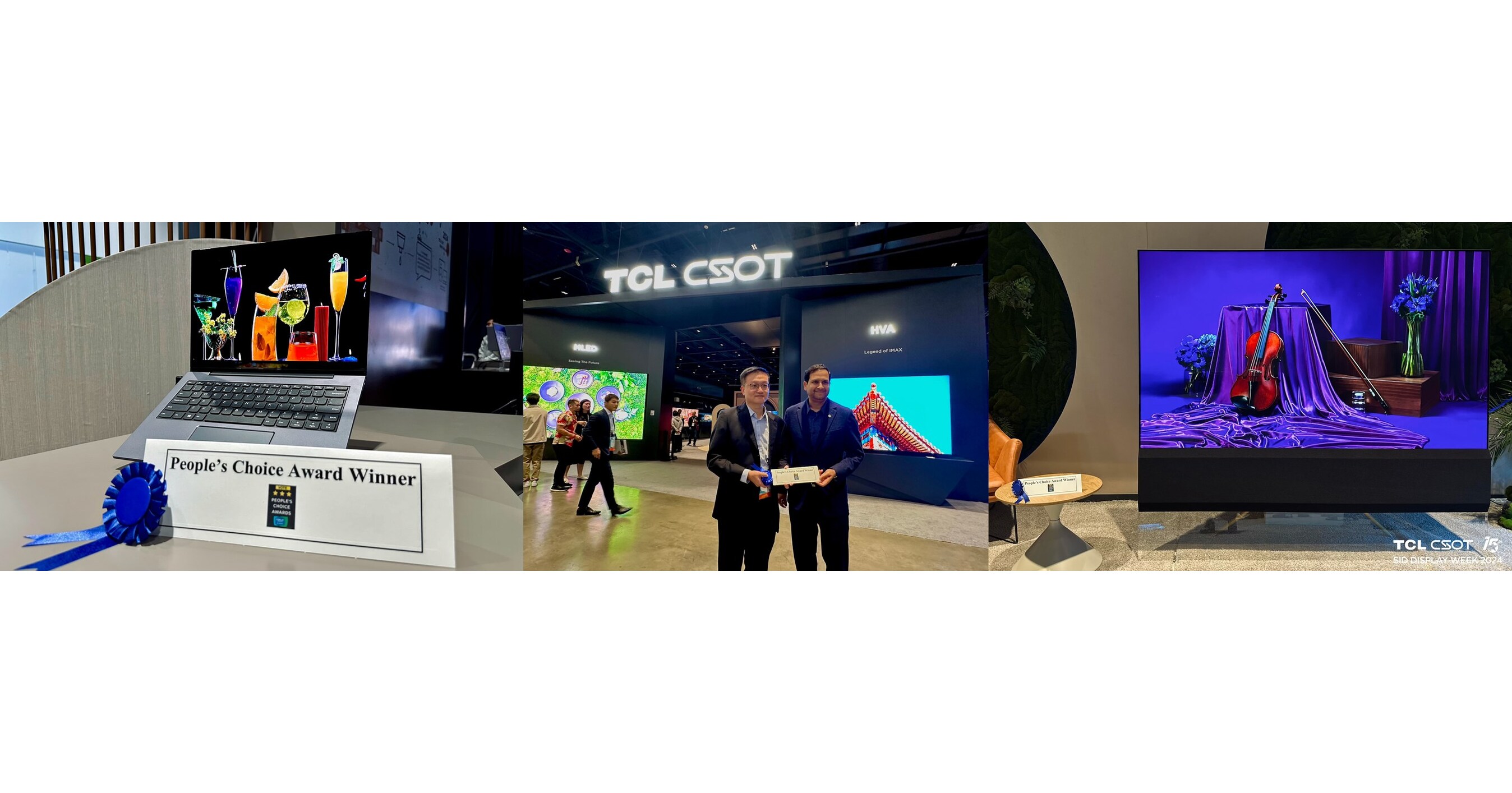 TCL CSOT Received Three Prestigious People's Choice Awards from SID ...