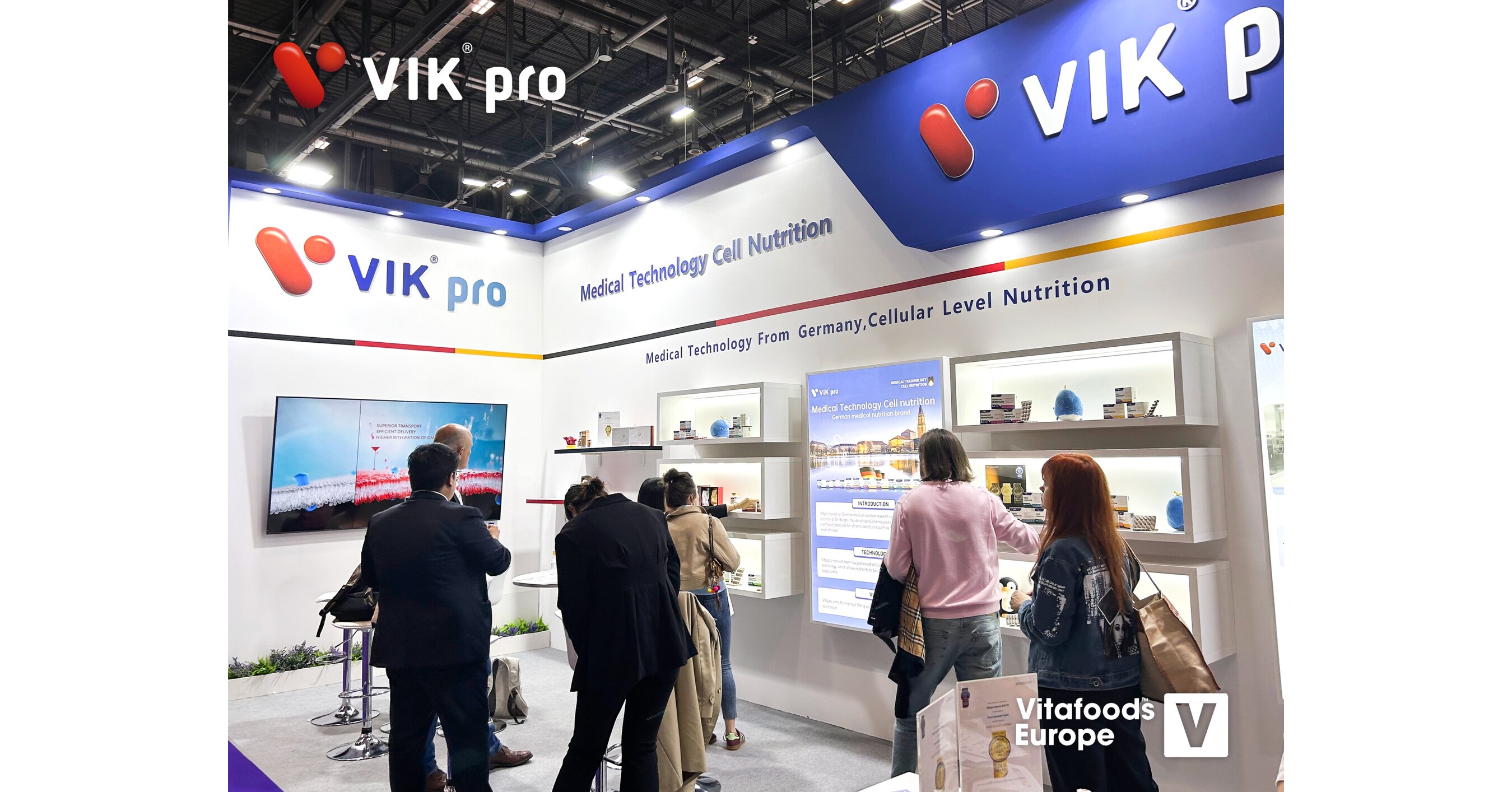 Deutsche VIKpro glänzt bei Vitafoods Europe