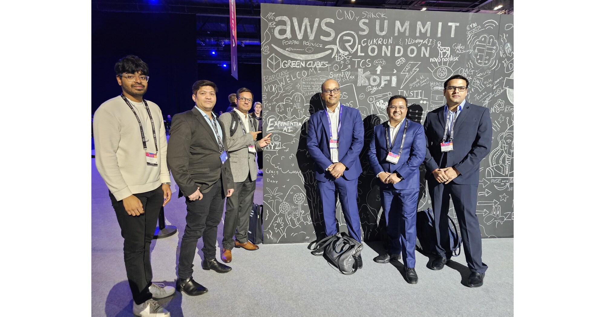 Team Exponentia.ai UK attended the AWS summit in London