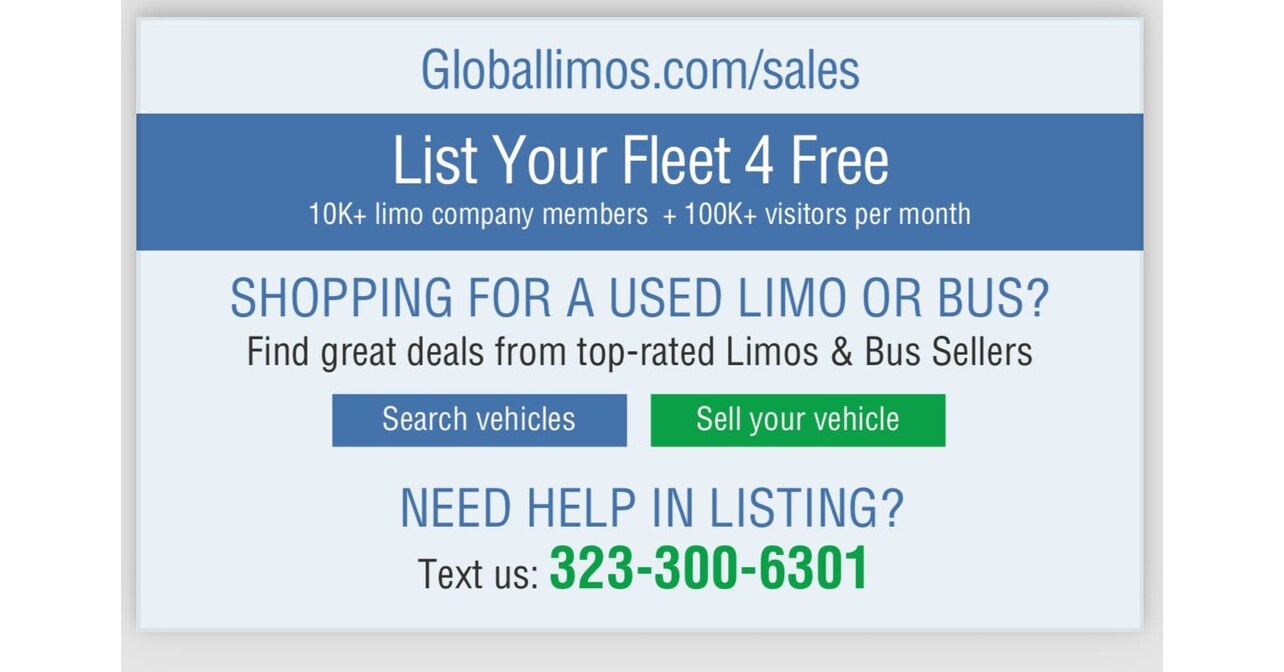 Global Limos Fills Gap in Fleet Vehicle Sales with Largest Bus & Limo ...